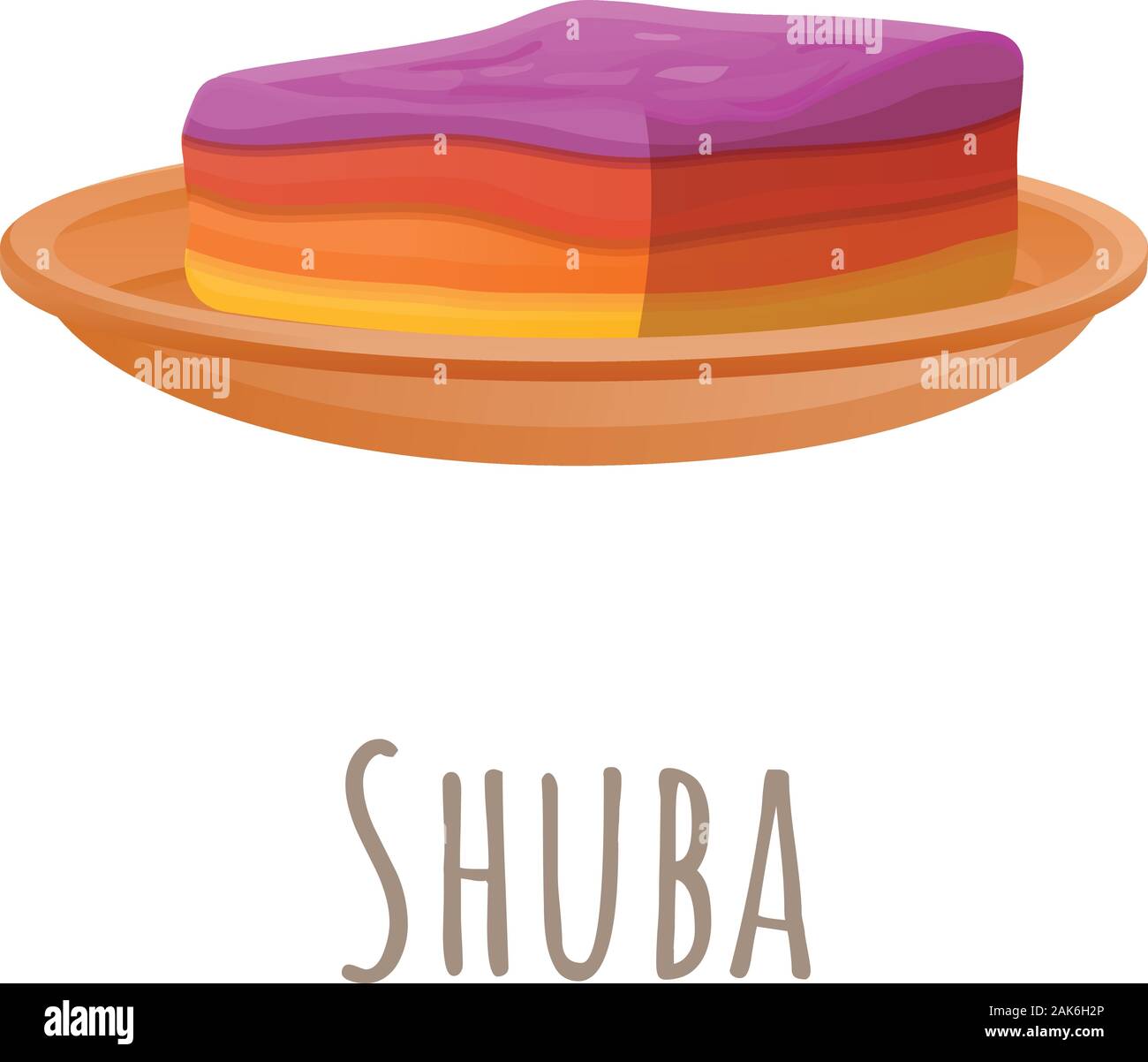 Shuba icon. Cartoon of shuba vector icon for web design isolated on ...