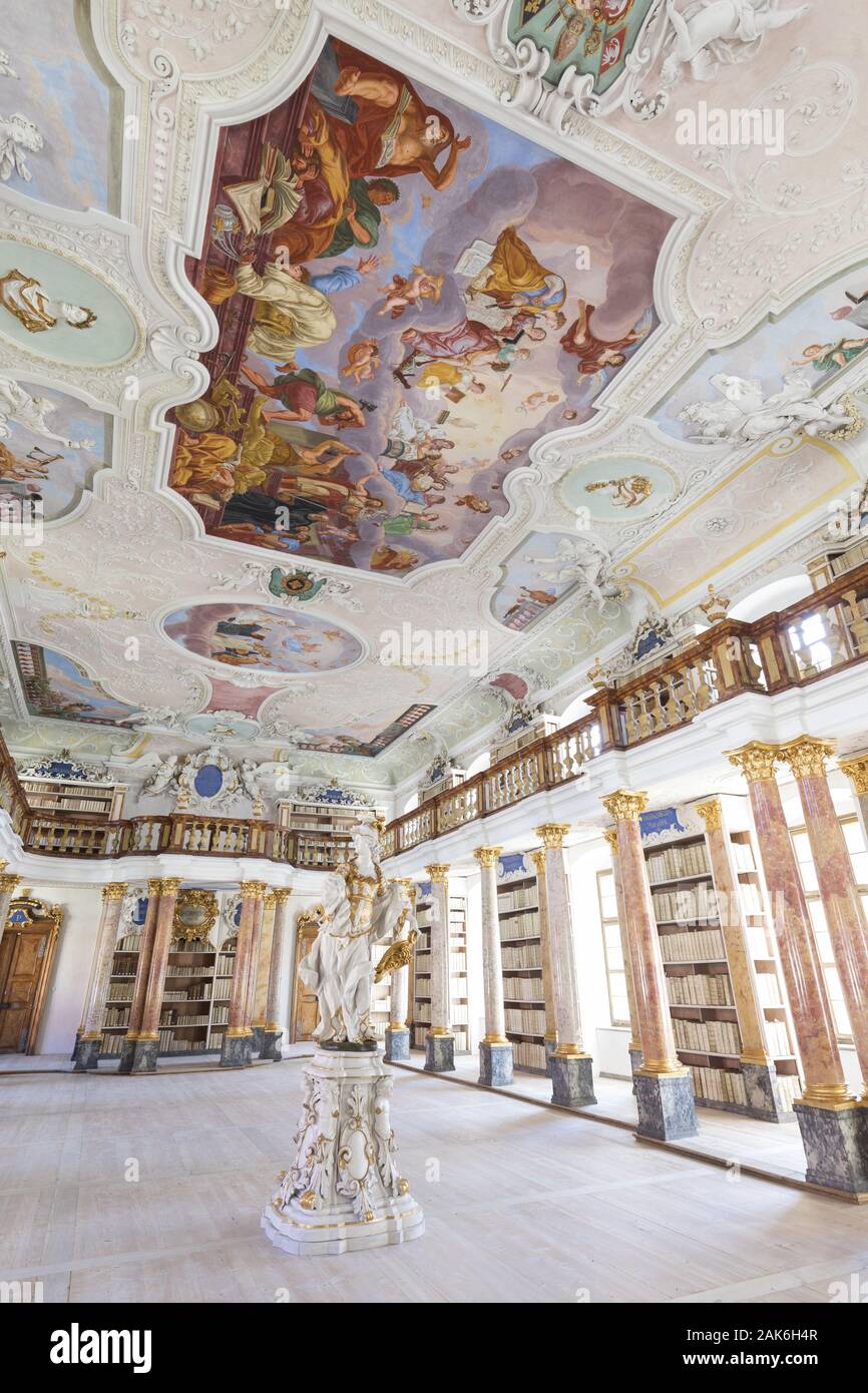 Ottobeuren: Bibliothek im Kloster Ottobeuren, Allgaeu | usage worldwide ...