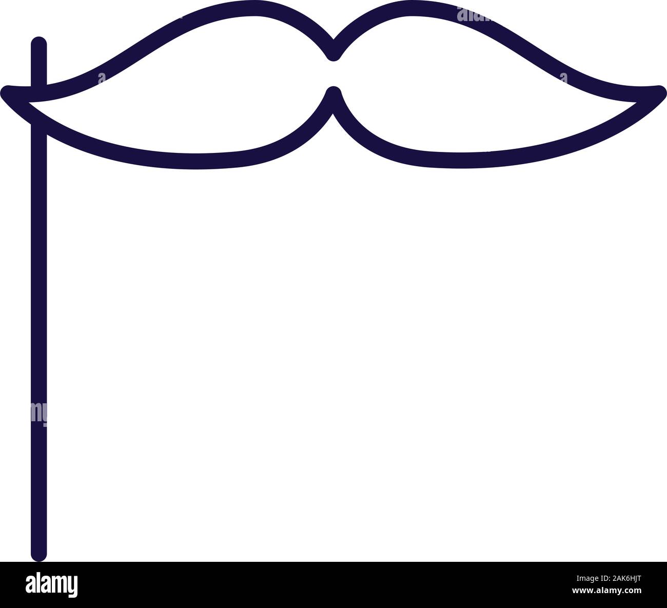 Isolated party mustache mask vector design Stock Vector Image & Art - Alamy