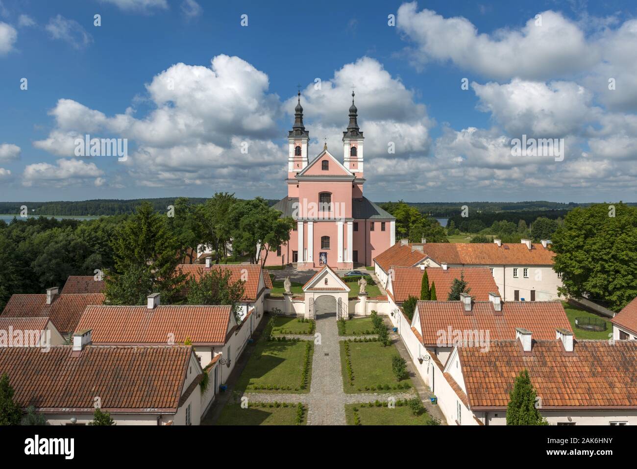 Wigry Nationalpark/Wigry-Halbinsel: Klosteranlage der Kamaldulenser ...