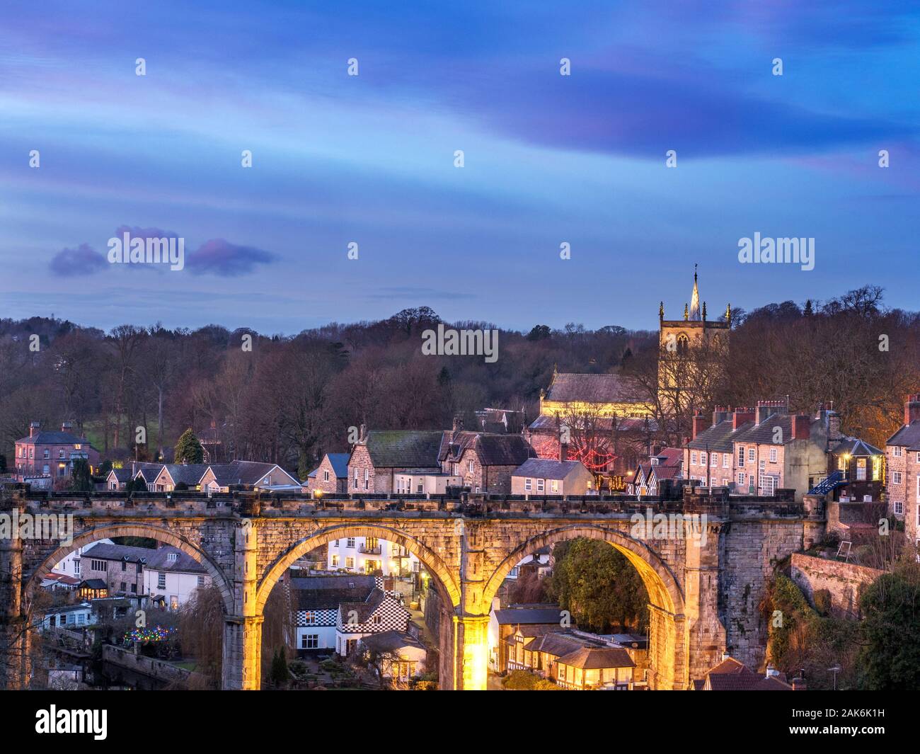 Knaresborough riverside in winter hi-res stock photography and images ...