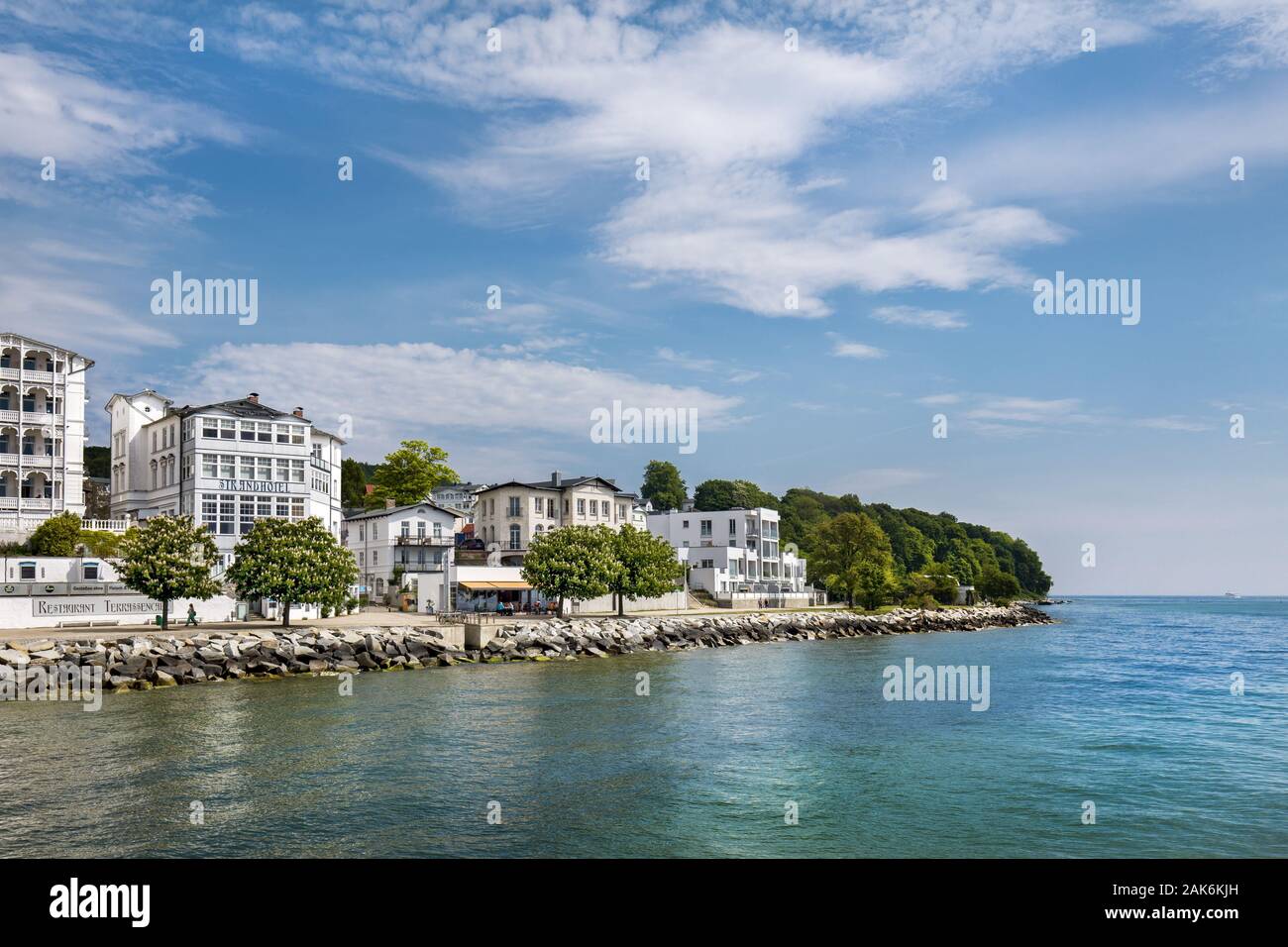Halbinsel Jasmund: Promenade in Sassnitz, Ruegen | usage worldwide ...