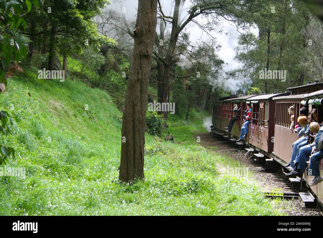 Puffing Billy - Australia's unique steam railway that passes through ...