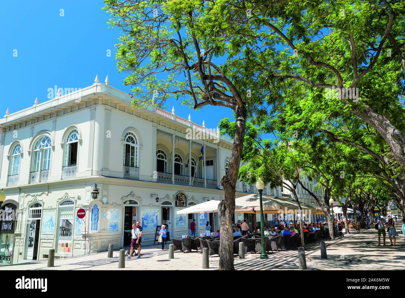 Funchal: Cafe Ritz im Zentrum der Stadt, Madeira | usage worldwide ...