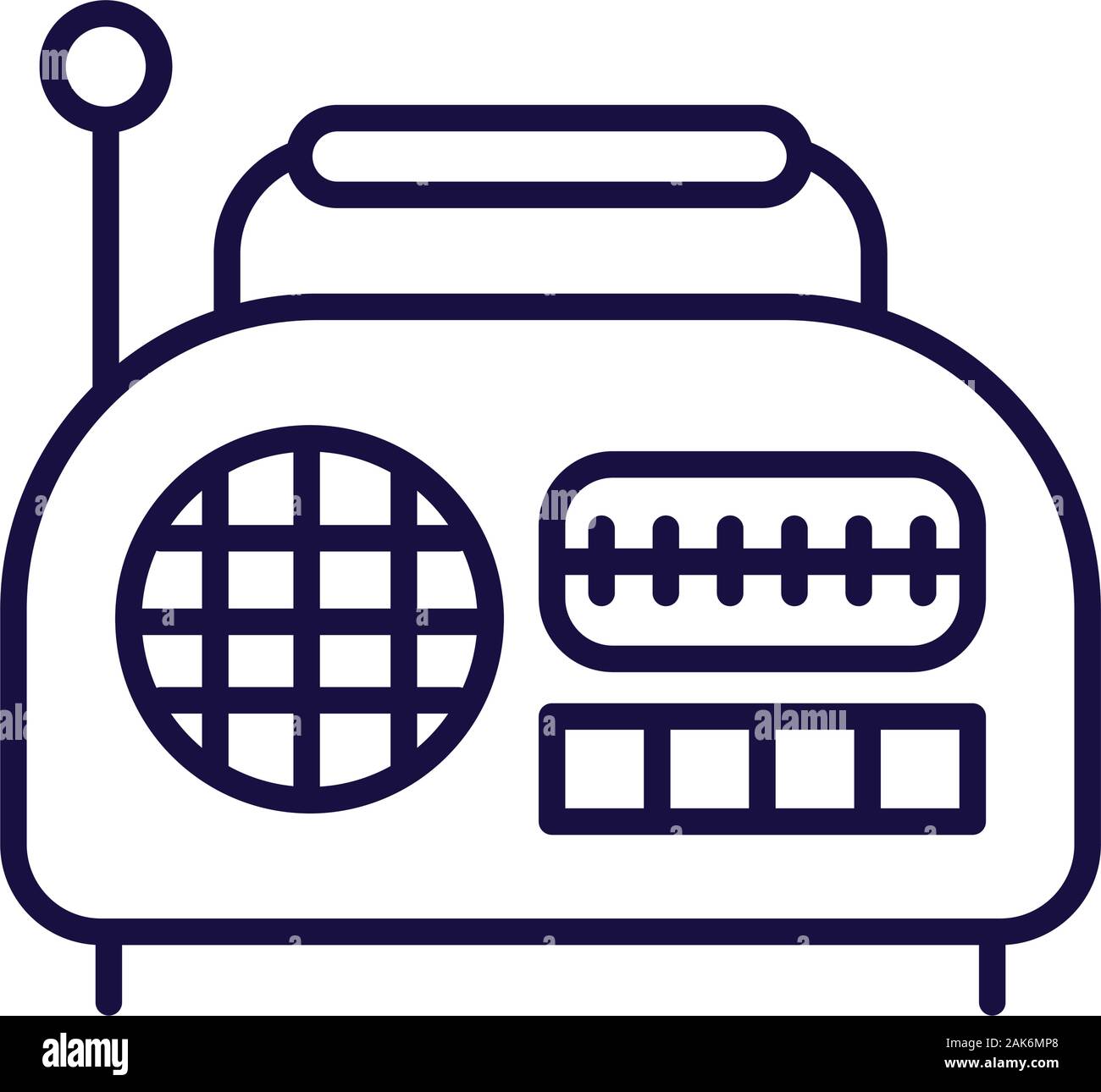Isolated radio machine vector design Stock Vector Image & Art - Alamy