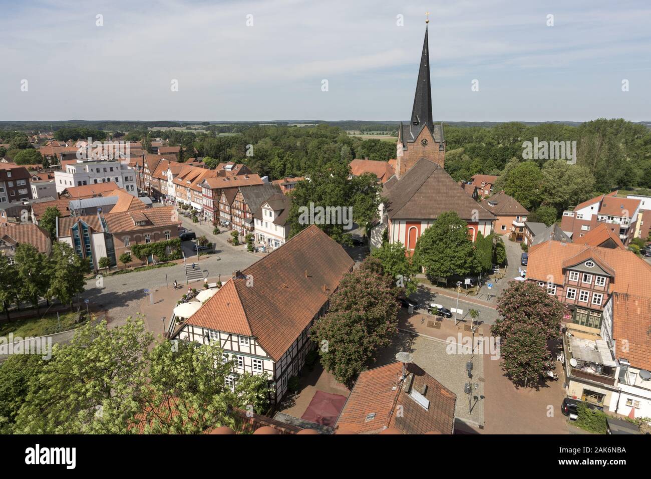 Dannenberg: Markt und Lange Strasse, Lueneburger Heide, | usage ...