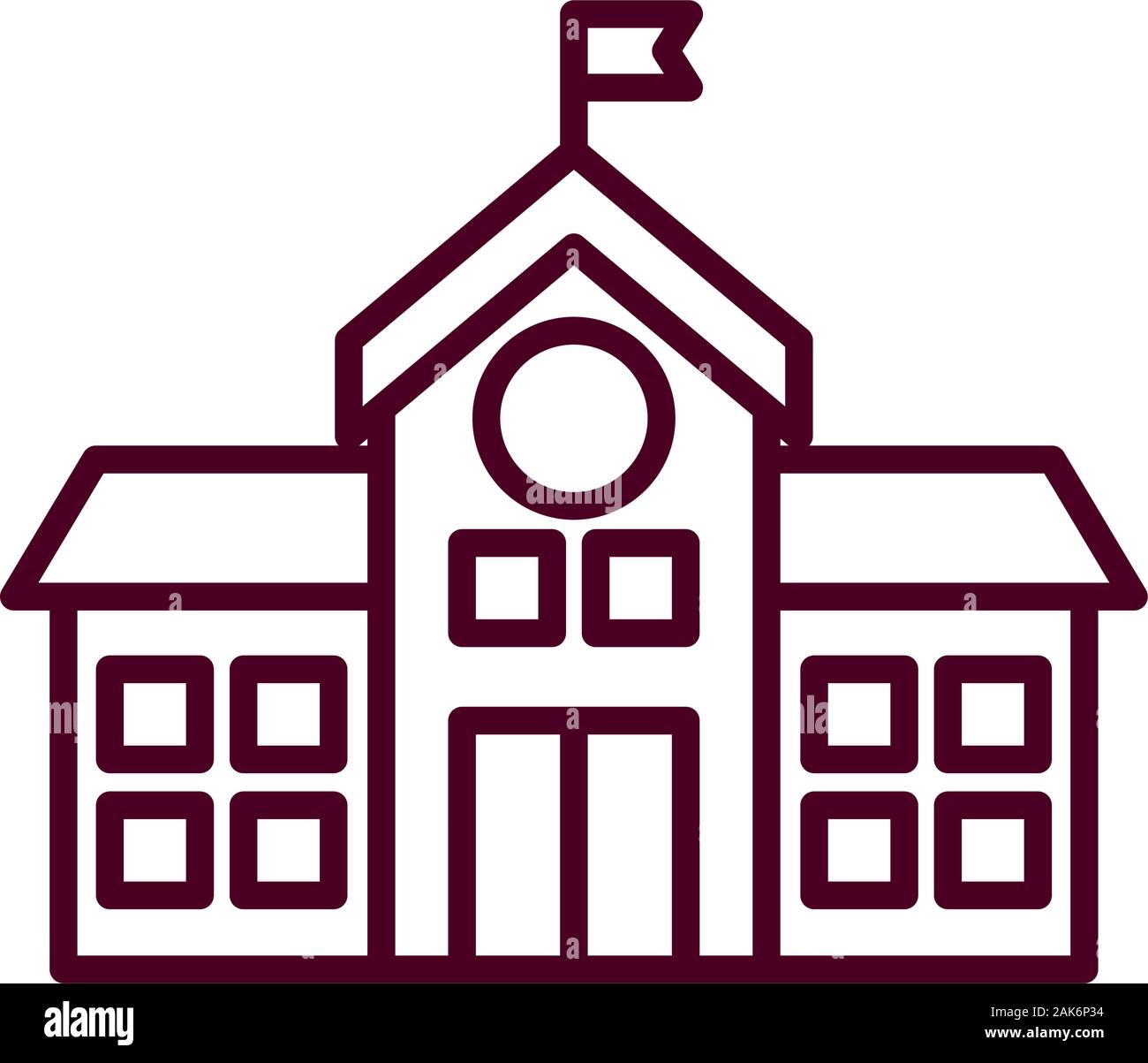 Isolated school building vector design Stock Vector Image & Art - Alamy