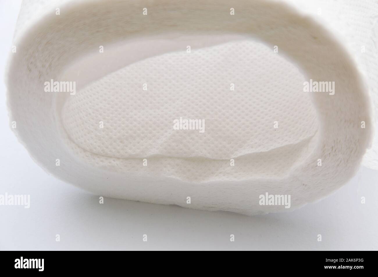tissue paper roll on white background Stock Photo - Alamy