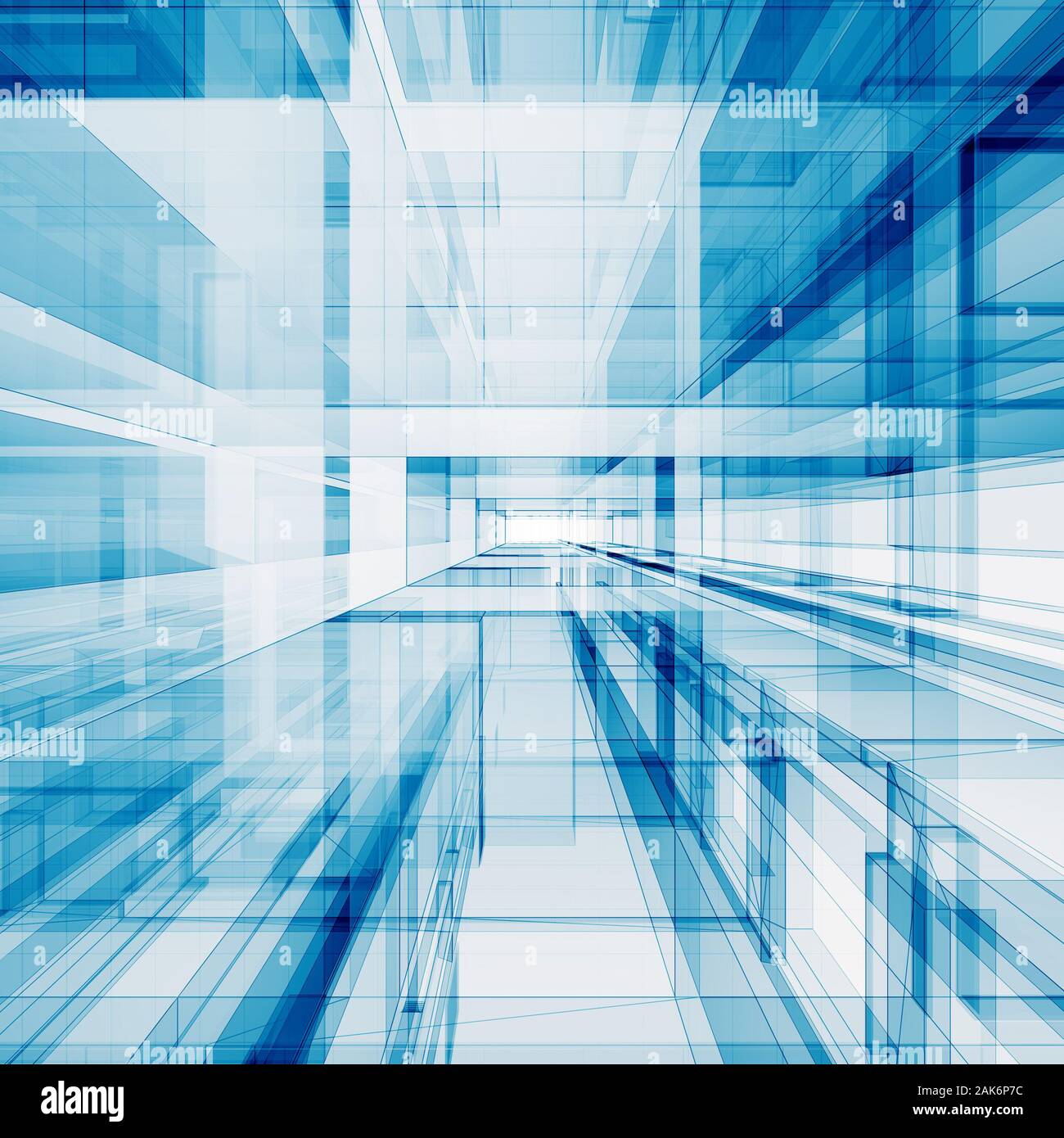 Abstract architecture. Concept view background 3D rendering Stock Photo ...