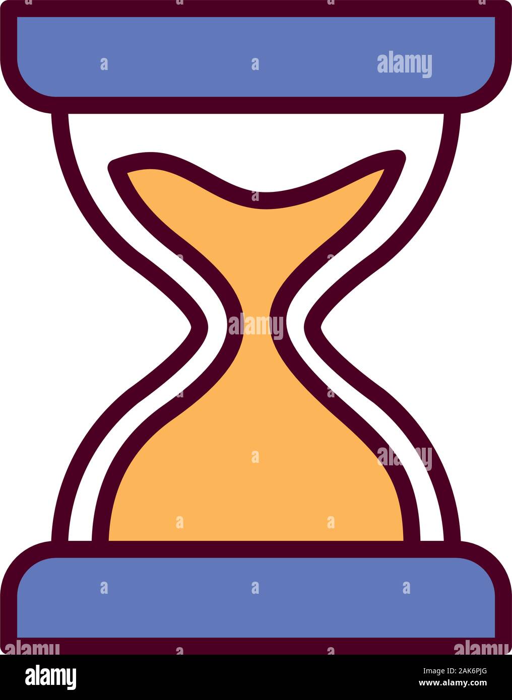 Isolated sand hourglass vector design Stock Vector Image & Art - Alamy