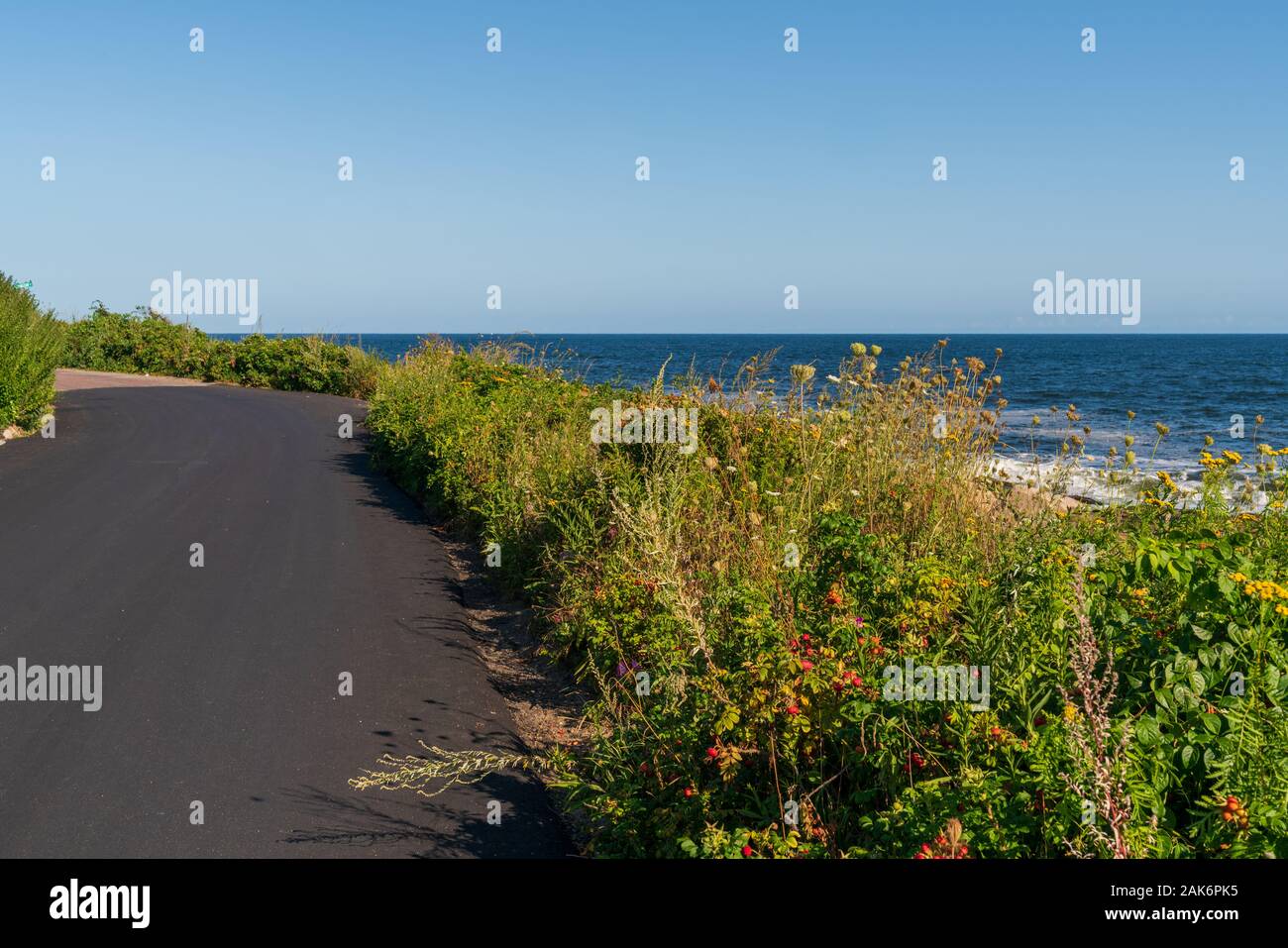 Seaside stroll in Cape Ann, Massachusetts Stock Photo - Alamy