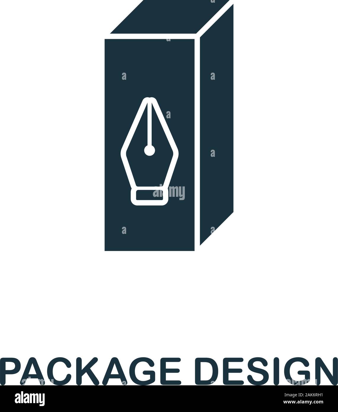 Package Design icon. Simple element from design technology collection ...