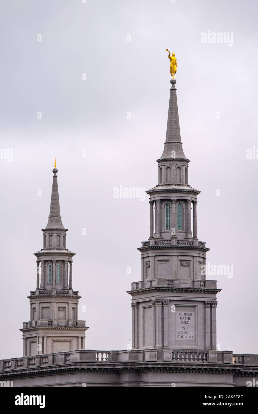 Mormon Temple in Logan Square, Philadelphia Stock Photo - Alamy