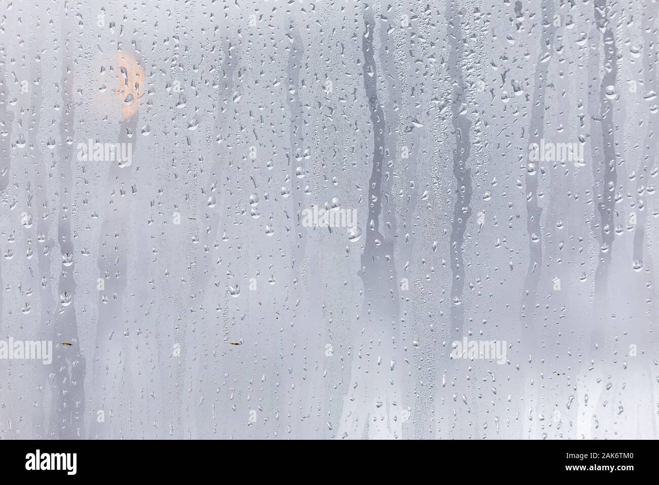 The texture of fogged glass in a warm room Stock Photo - Alamy
