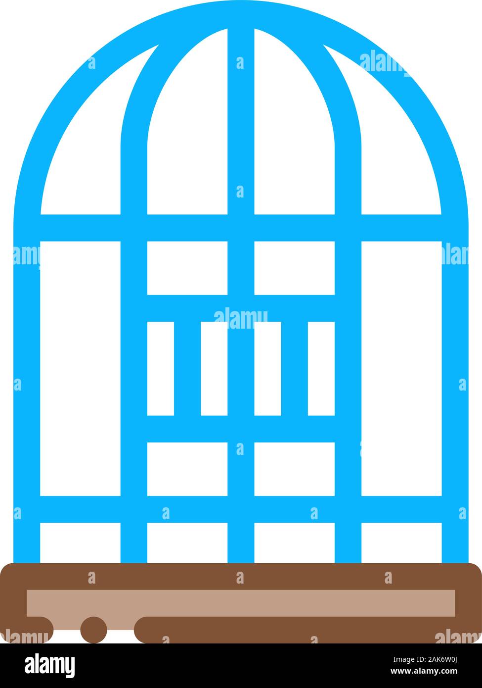 Parrot Cage Icon Vector Outline Illustration Stock Vector Image & Art ...