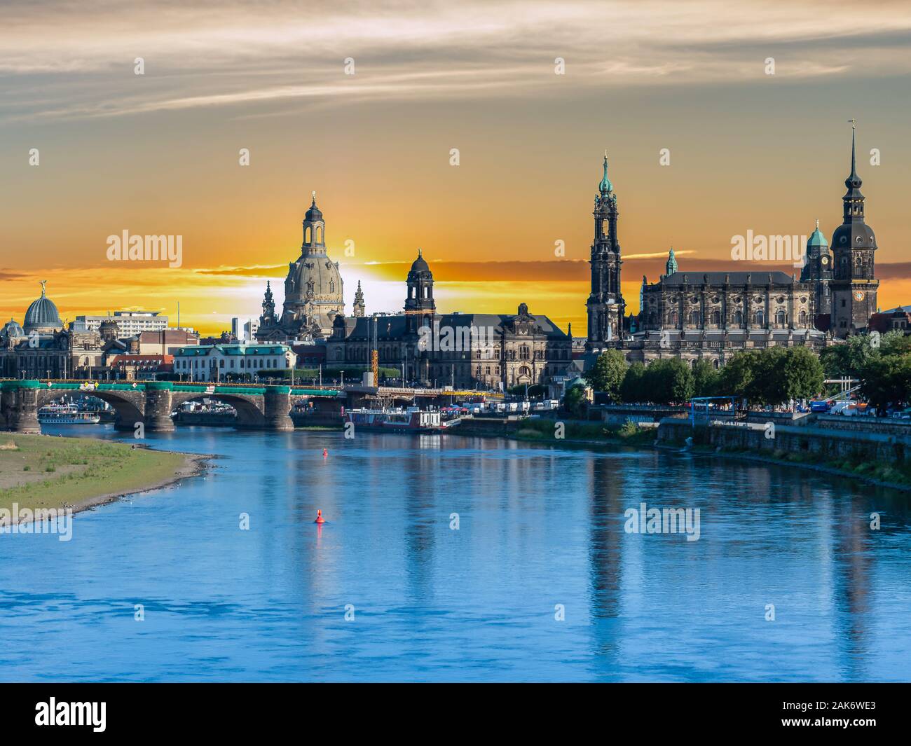 Panorama of sunset hi-res stock photography and images - Alamy