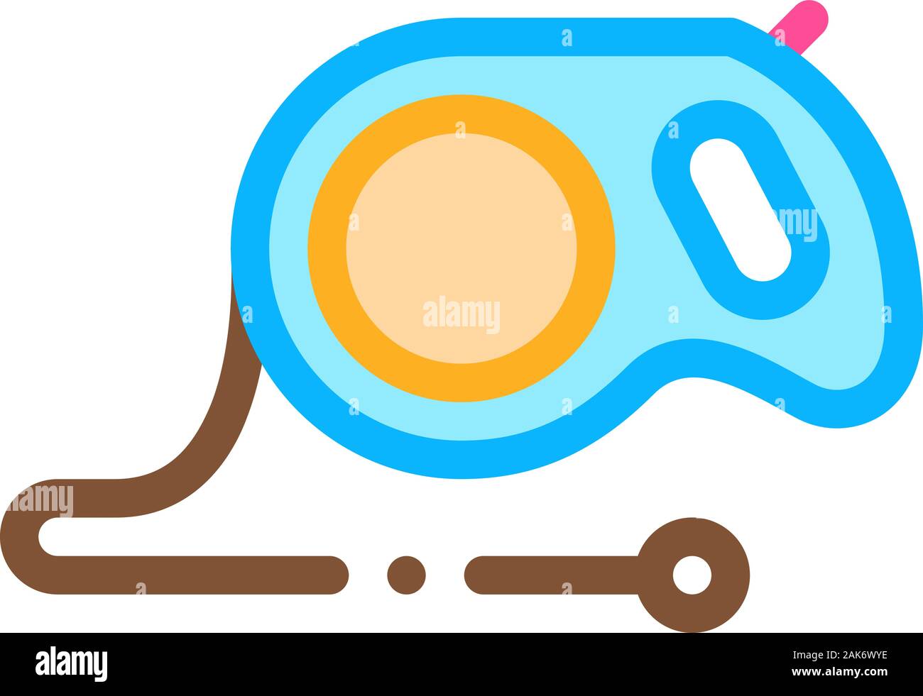 Hand Leash Icon Vector Outline Illustration Stock Vector Image & Art ...