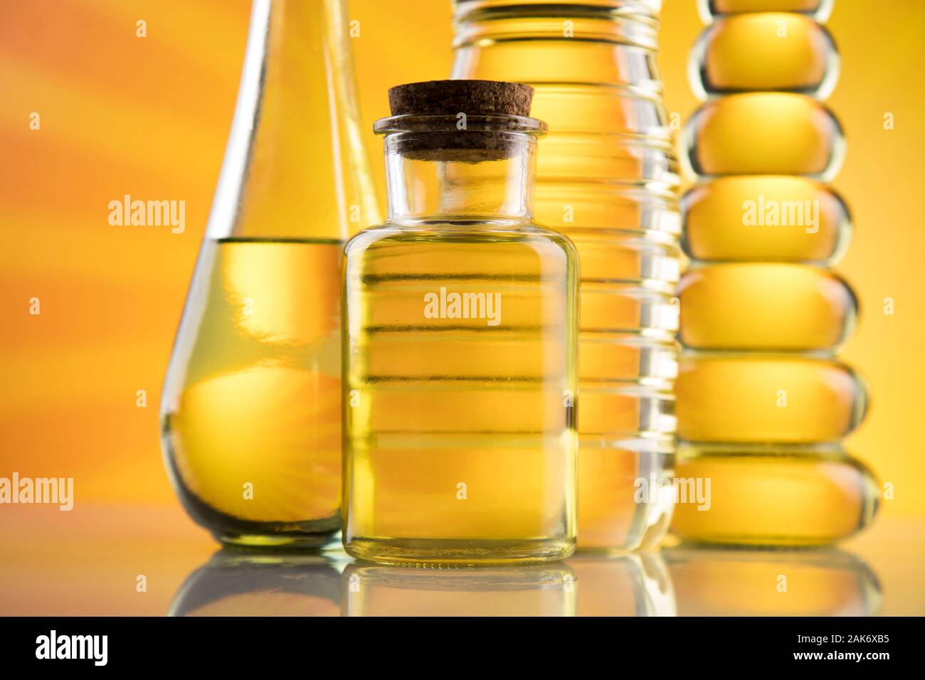 Cooking and food oil products Stock Photo - Alamy
