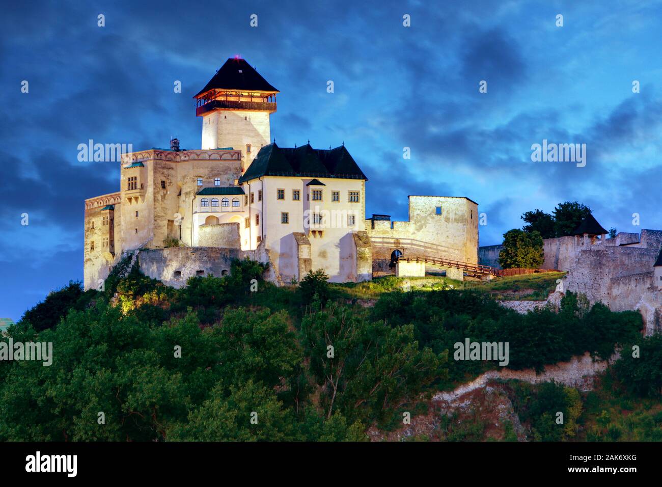 Trencin castle building hi-res stock photography and images - Alamy