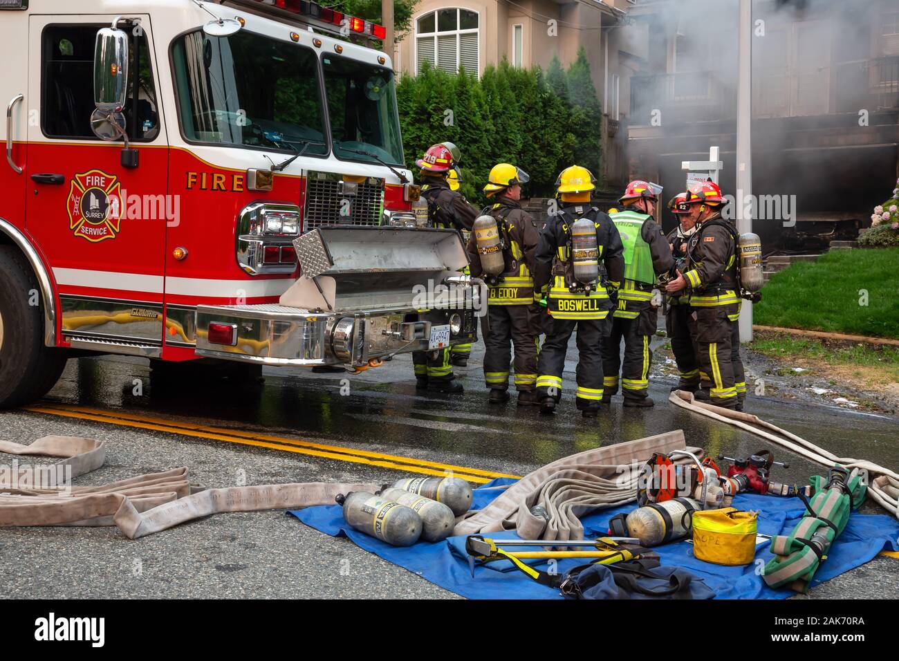 Canadian fire department hi-res stock photography and images - Alamy