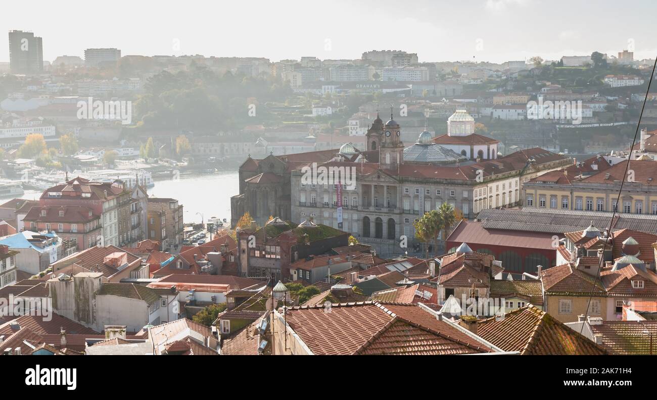 Porto, Portugal - November 30, 2018: View of the typical architecture ...