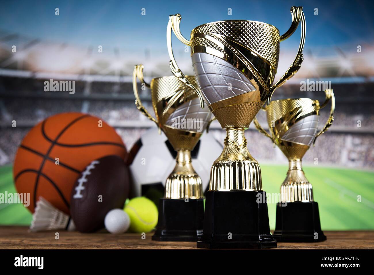 Winner podium sports symbols, winning background Stock Photo - Alamy