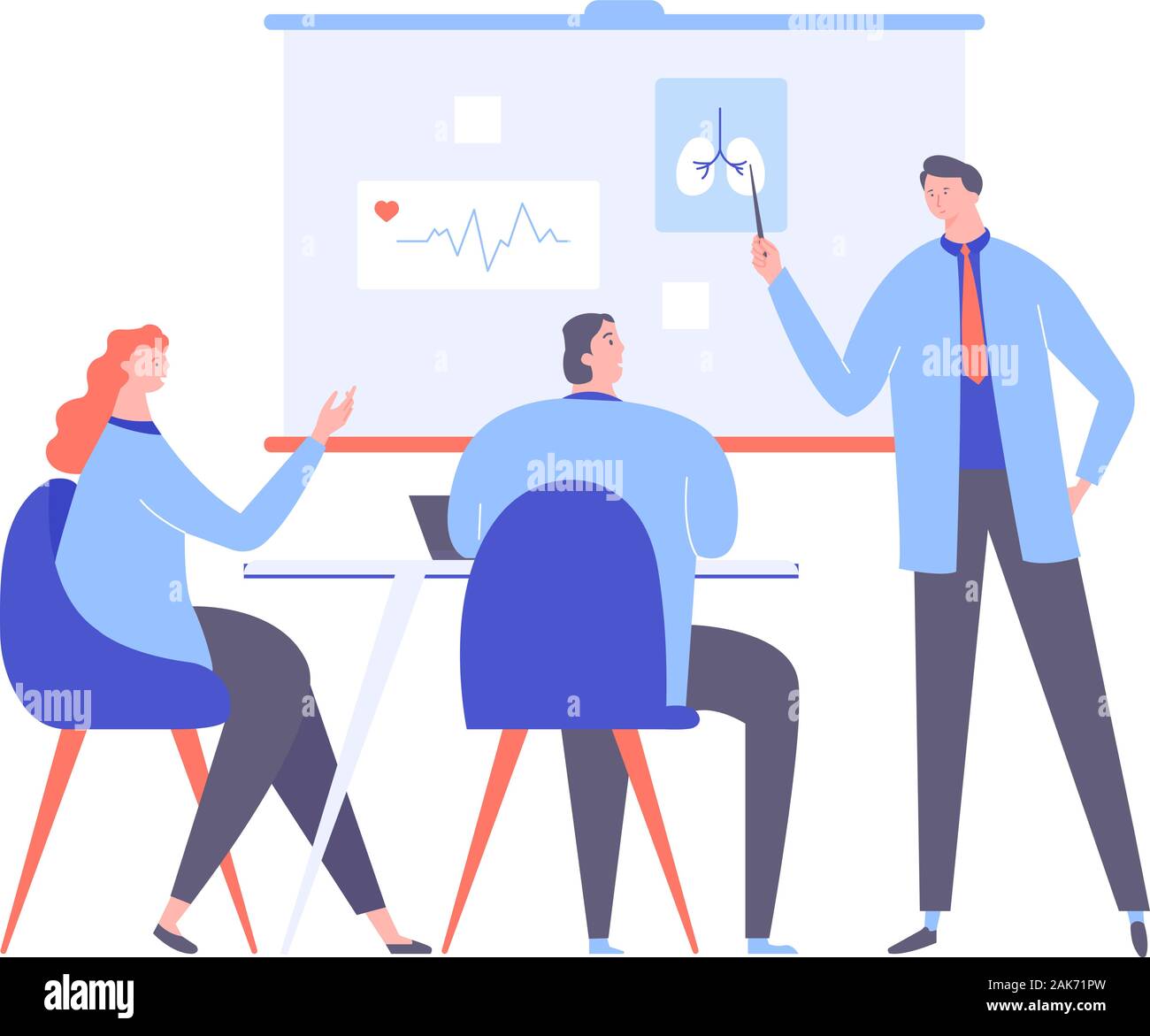 Meeting doctors people in Stock Vector Images - Alamy