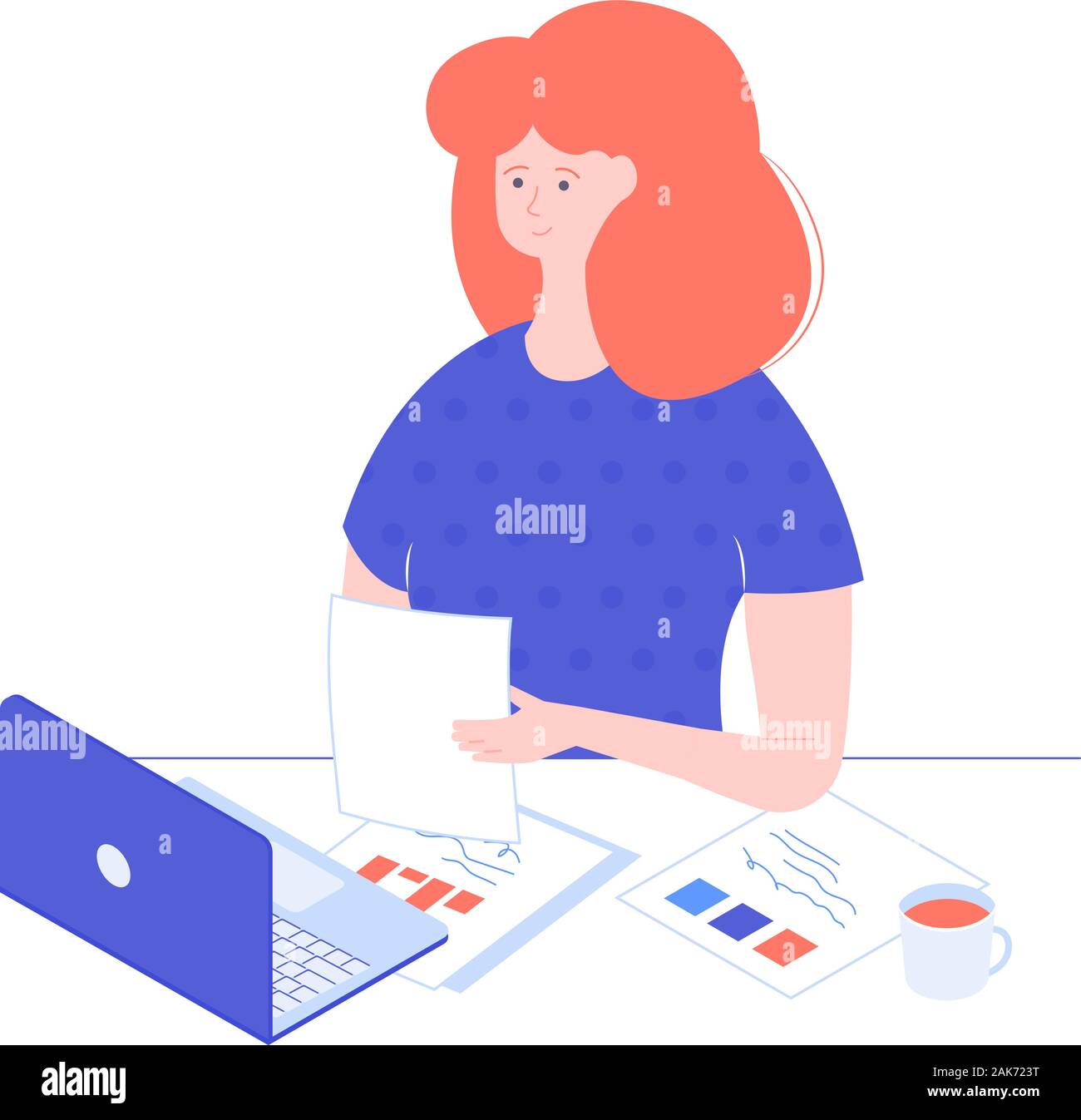 Desk client Stock Vector Images - Alamy