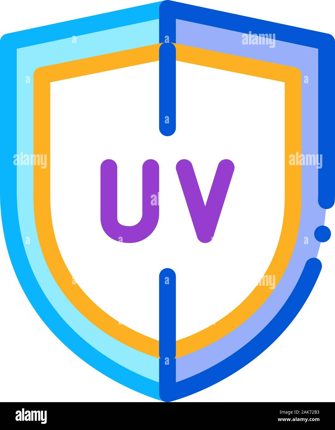 UV Protection Icon Vector Outline Illustration Stock Vector Image & Art ...