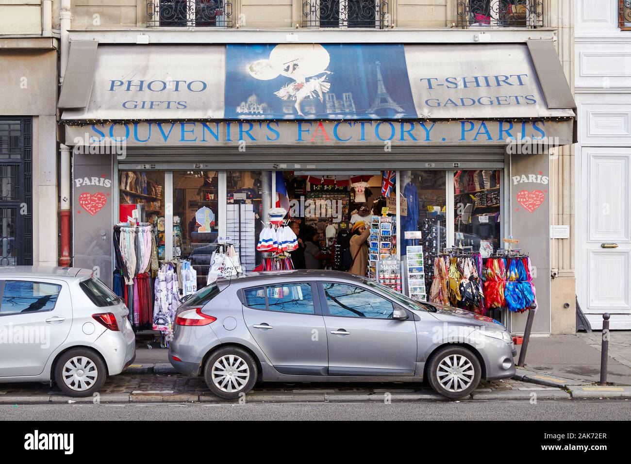 "Souvenir's Factory. Paris", souvenir shop, Paris, France Stock Photo ...