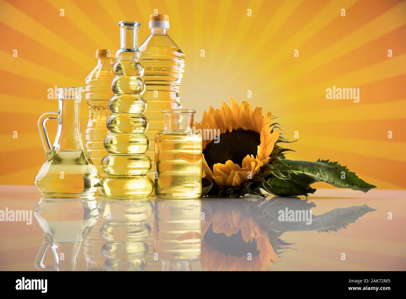 Cooking and food oil products Stock Photo - Alamy