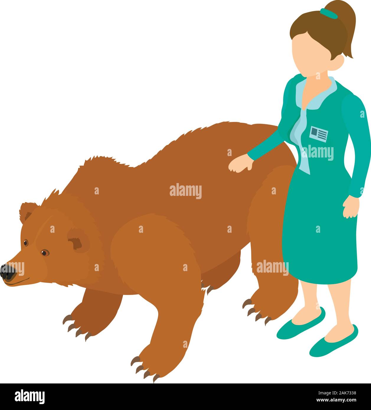 Animal health icon, isometric style Stock Vector Image & Art - Alamy