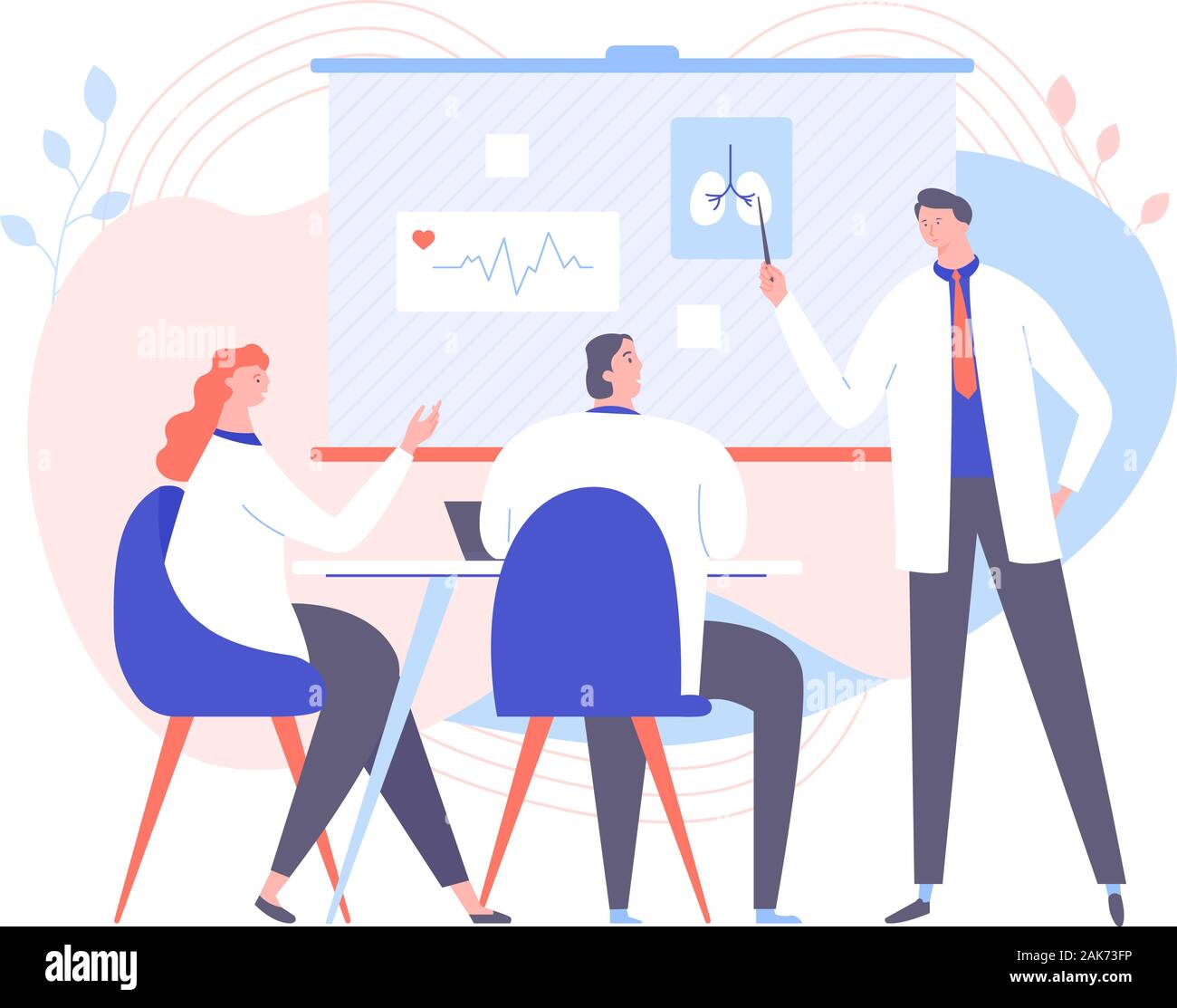 Meeting doctors people in Stock Vector Images - Alamy