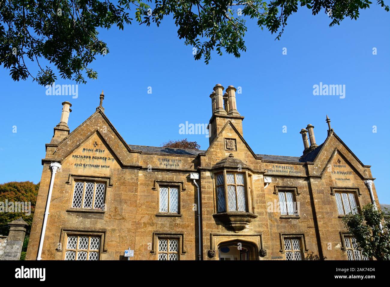 The former Harveys Hospital Building along the High Street, Chard ...
