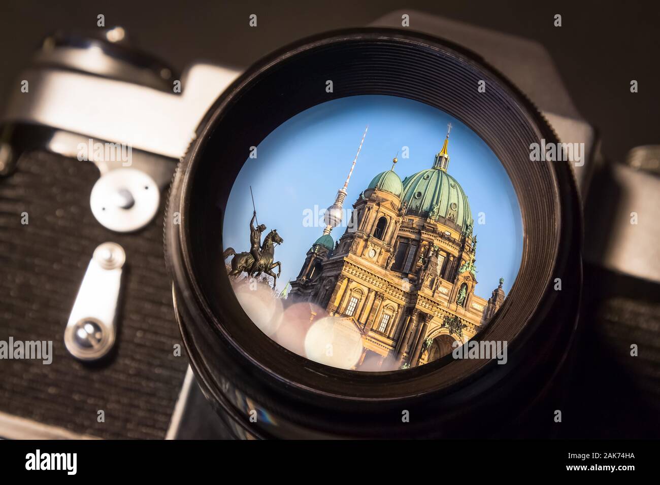 Camera Lens Reflection