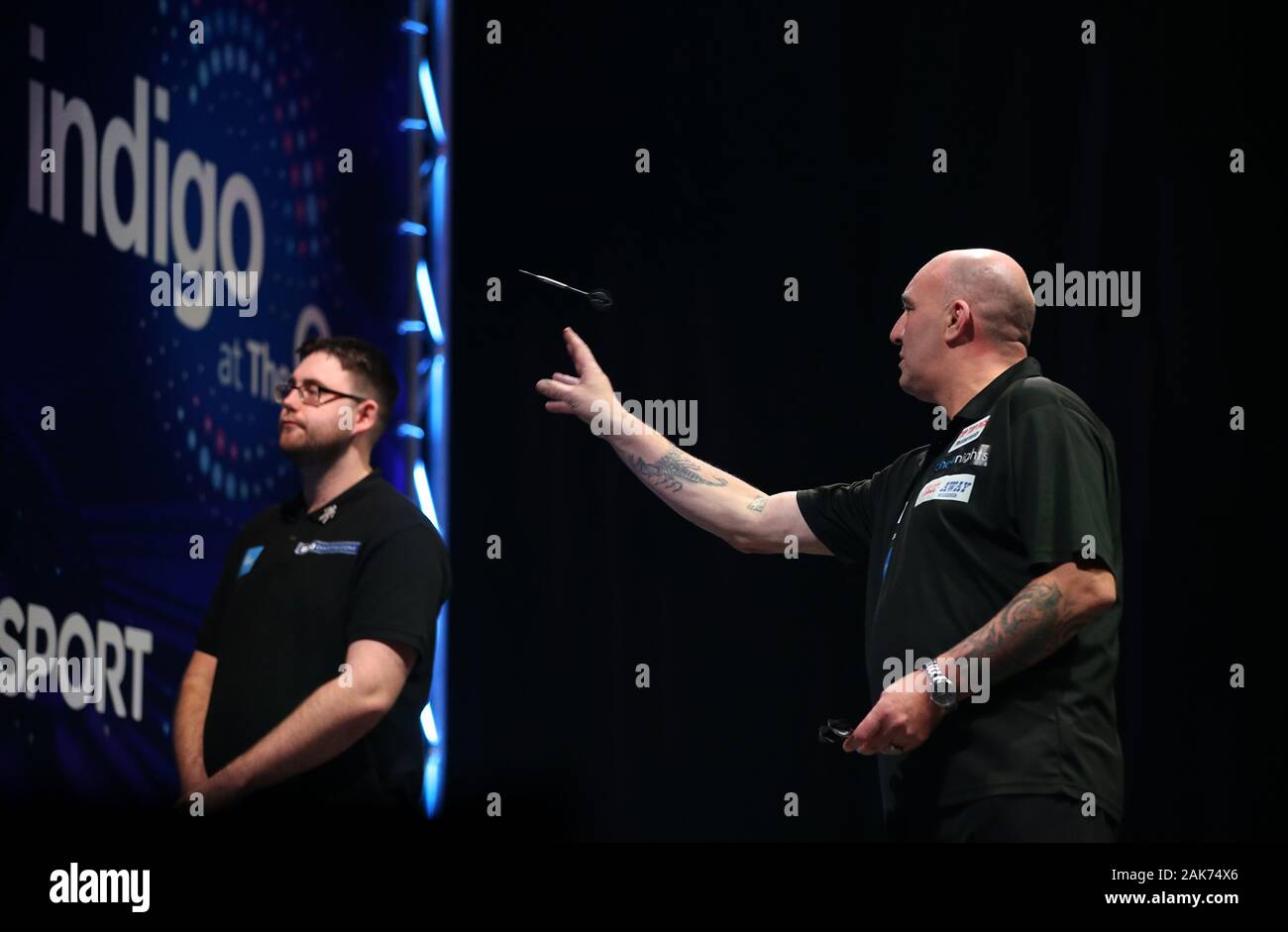 Gary Robson in action during day four of the BDO World Professional ...