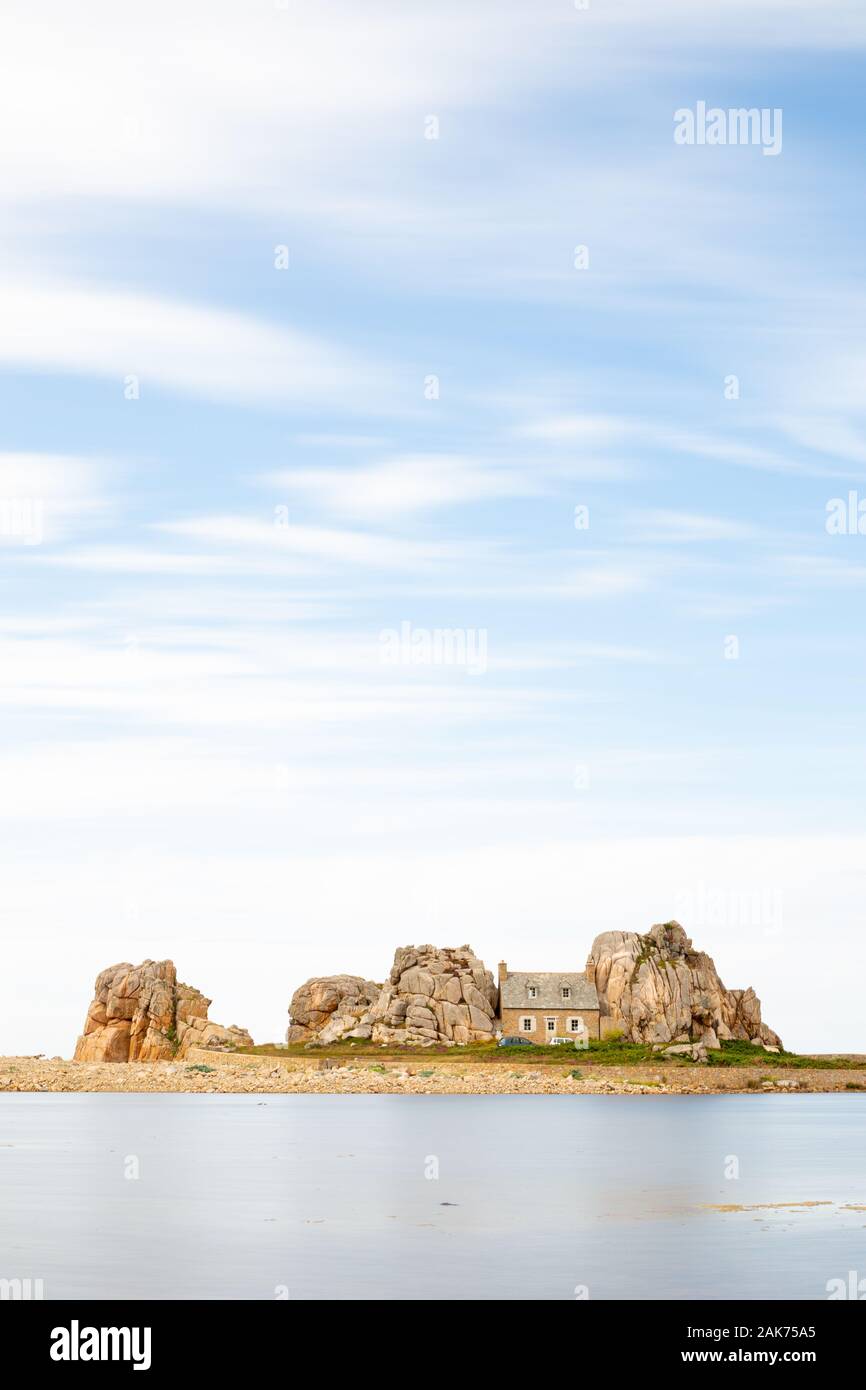 Plougrescant La Maison du Gouffre also known as Castel Meur in Brittany ...