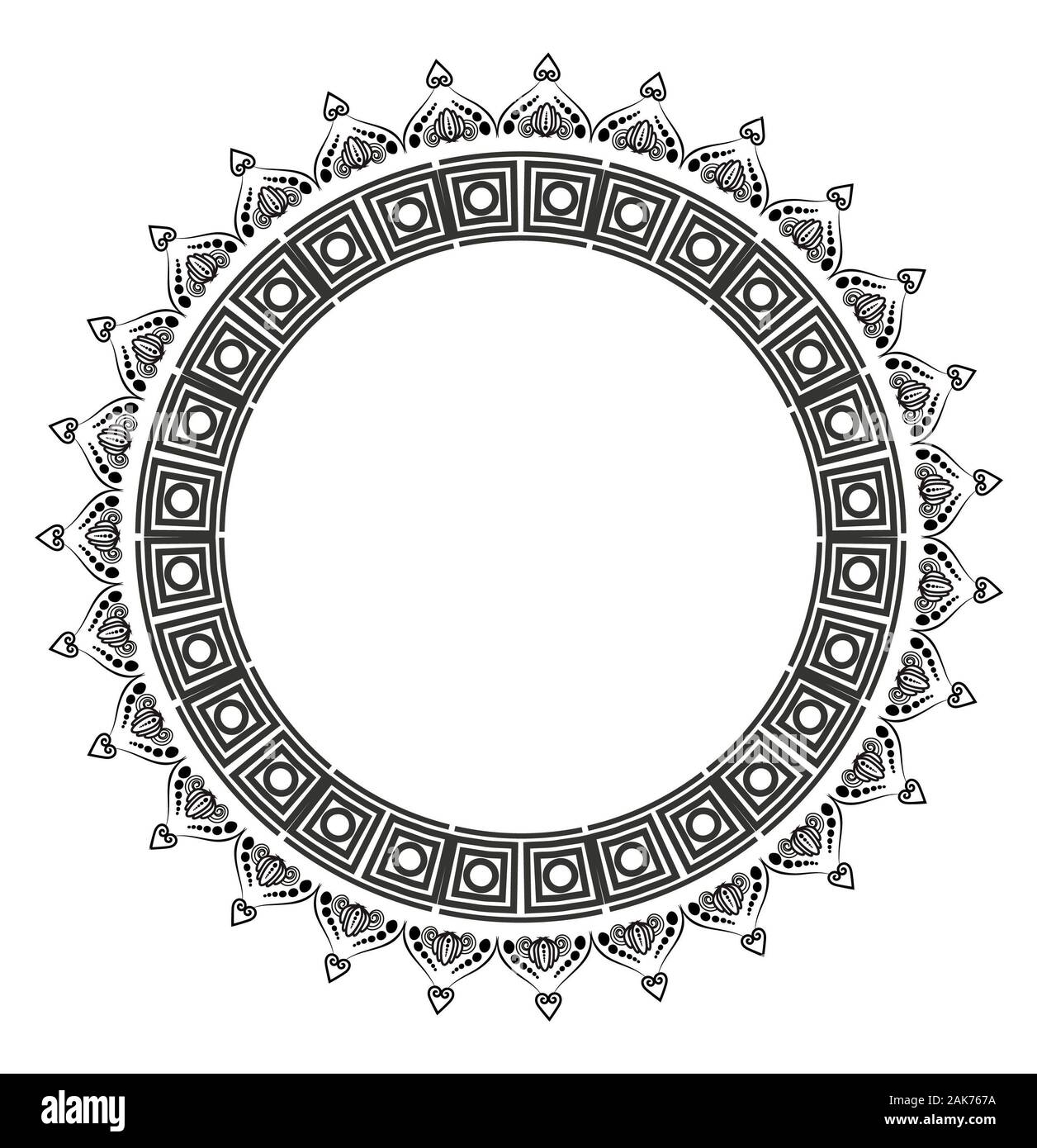Henna Patterns Circle