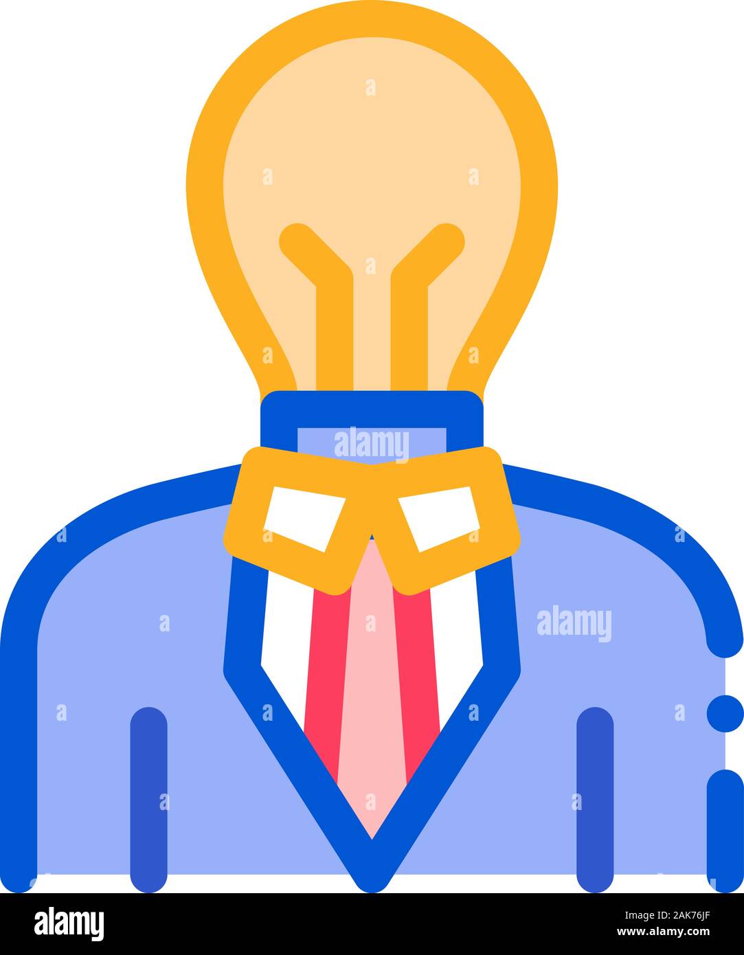 Savvy Man Icon Vector Outline Illustration Stock Vector Image & Art - Alamy