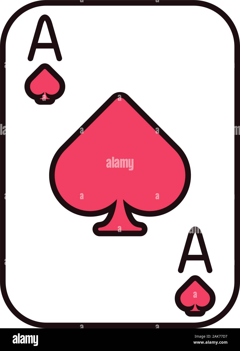 Spade layout Stock Vector Images - Alamy