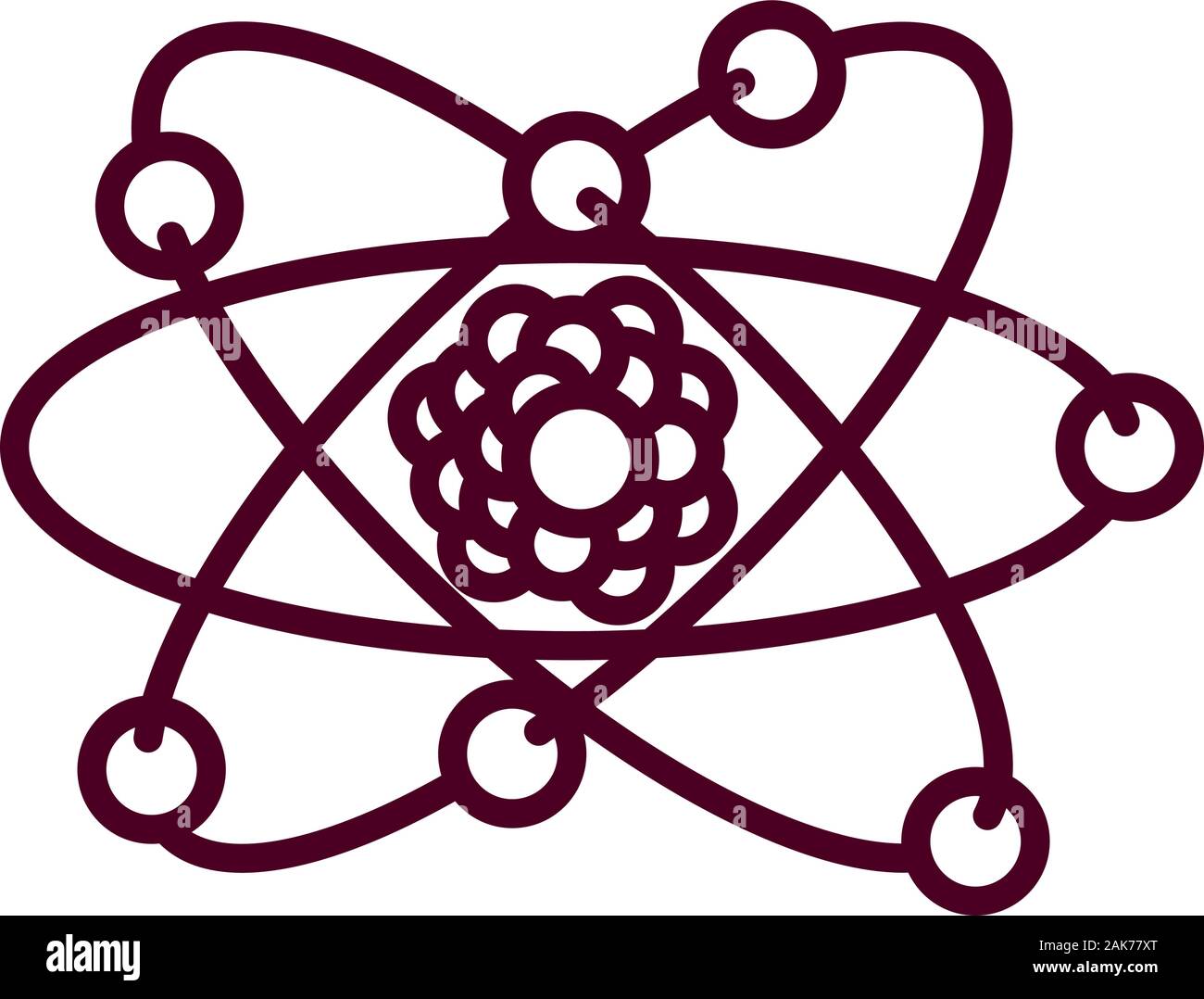 Isolated chemistry atom vector design Stock Vector Image & Art - Alamy