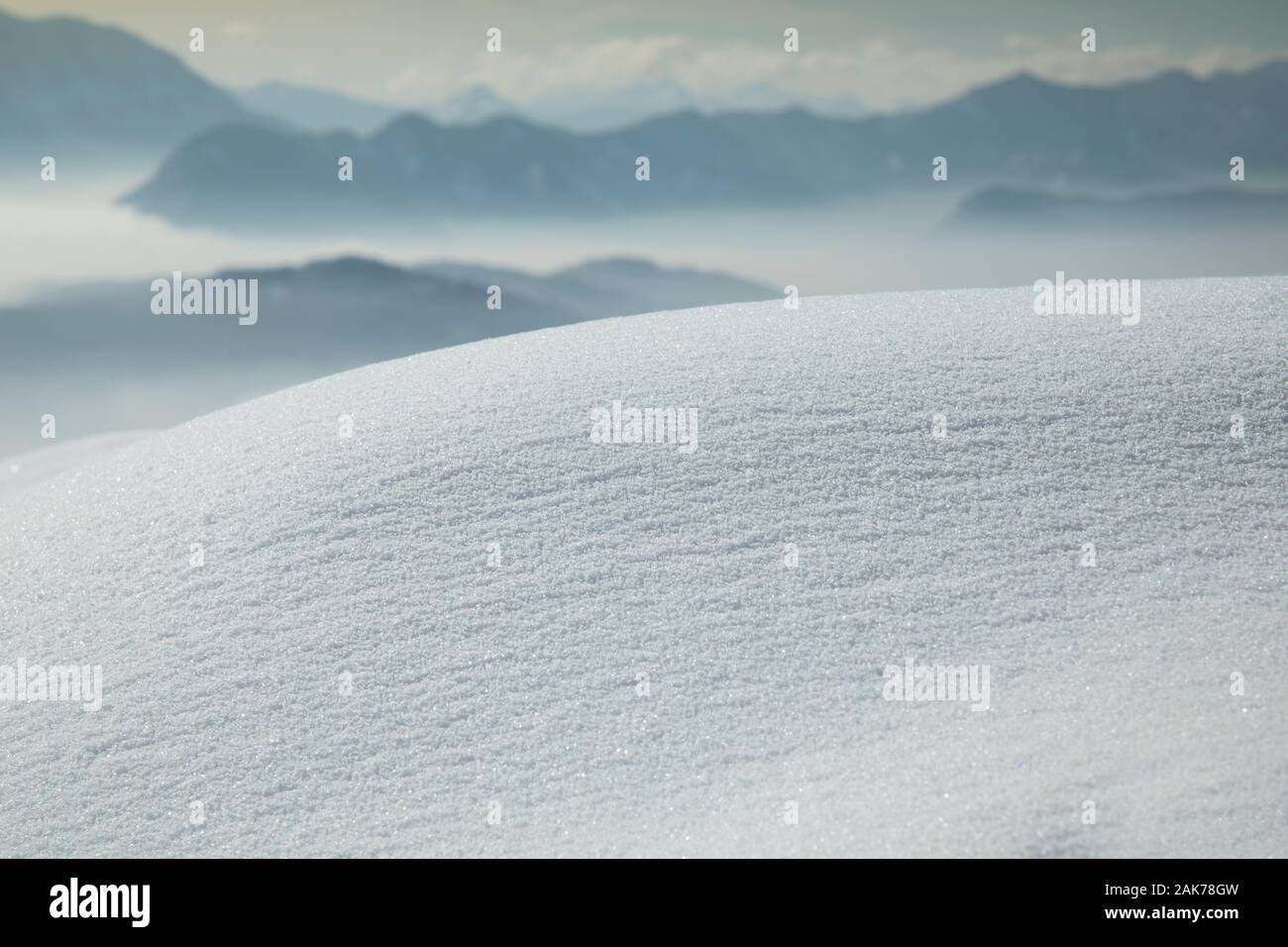 Landscape background, Mountains and winter space for your text Stock ...