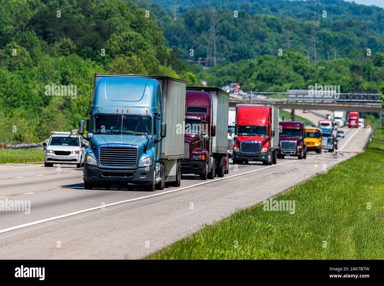 Interstate freight transport hi-res stock photography and images - Alamy