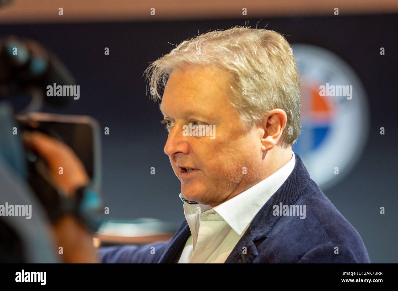 Las Vegas, USA. 07th Jan, 2020. The founder and boss of the car company ...