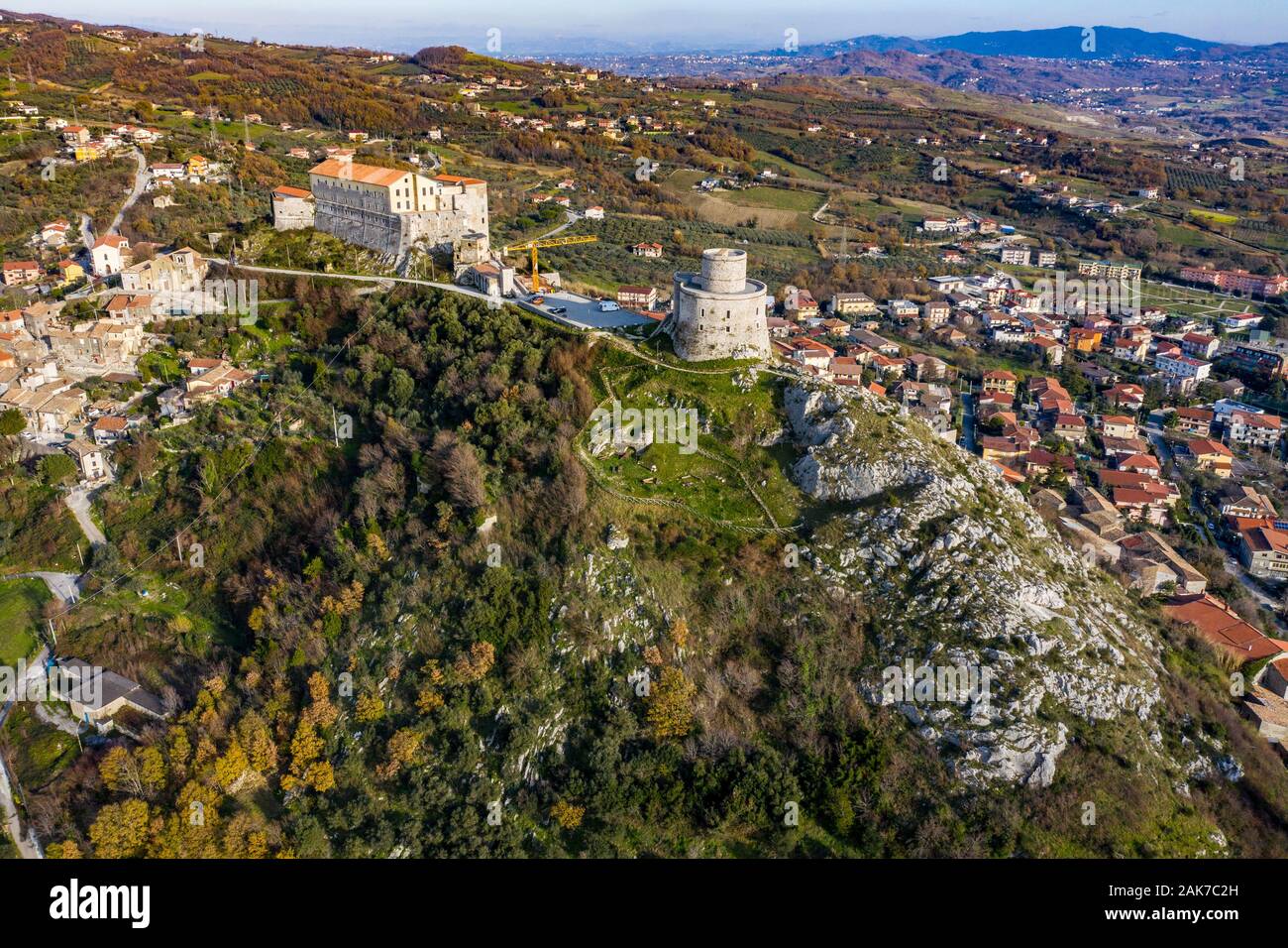 Castello di Montesarchio, Montesarchio, Cassera, Italy Stock Photo - Alamy