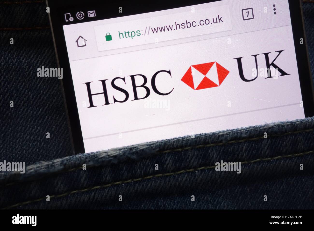 Hsbc mobile banking hi-res stock photography and images - Alamy