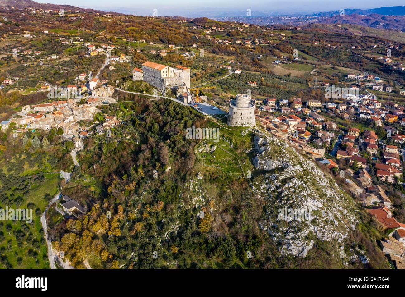 Castello di Montesarchio, Montesarchio, Cassera, Italy Stock Photo - Alamy