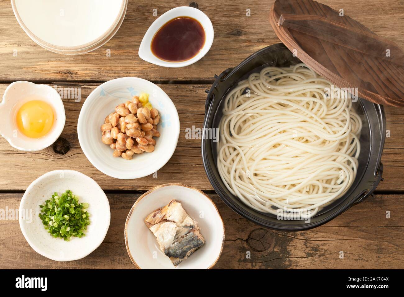 Japanese style Udon noodles Stock Photo - Alamy