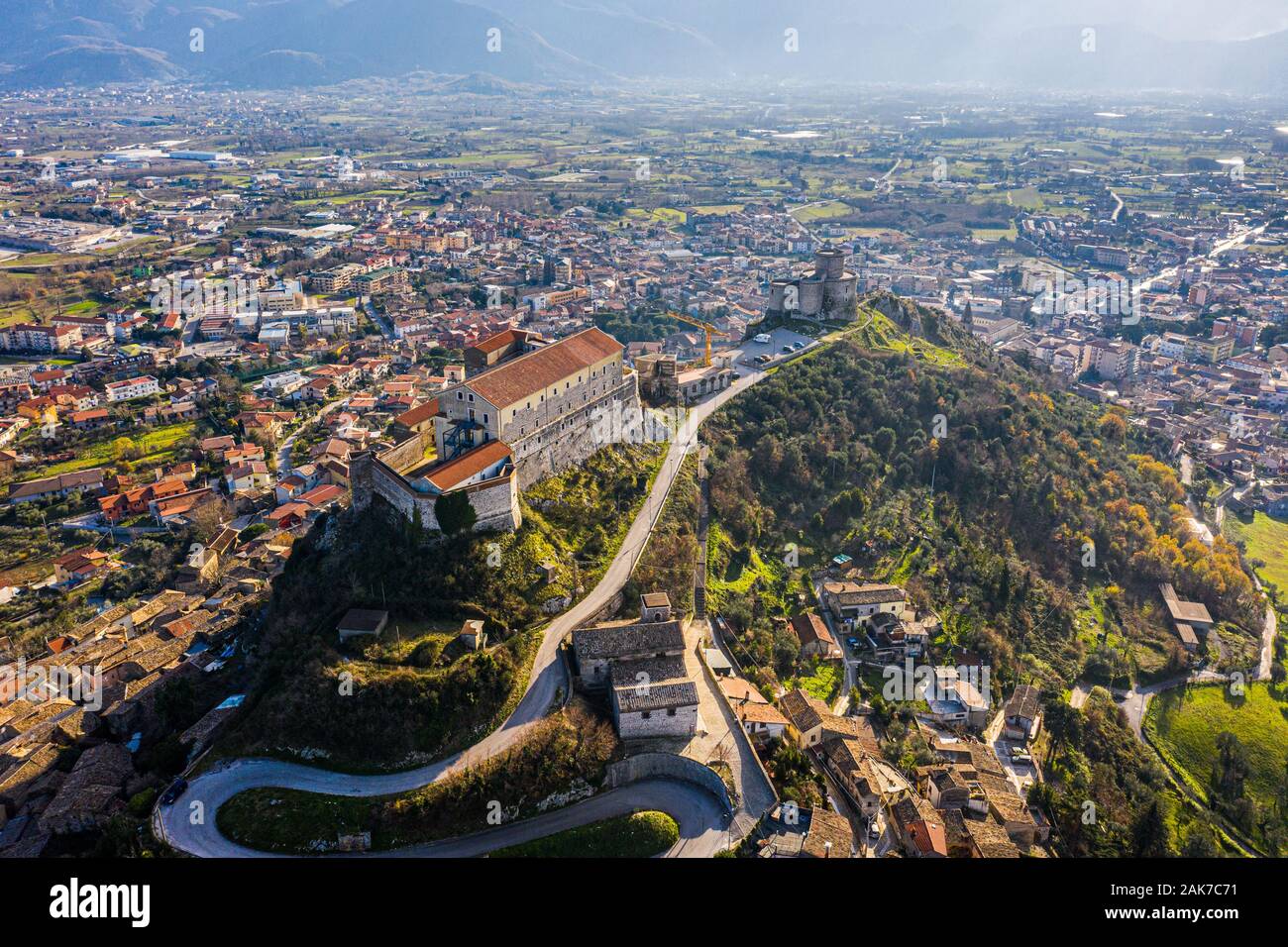 Castello di Montesarchio, Montesarchio, Cassera, Italy Stock Photo - Alamy