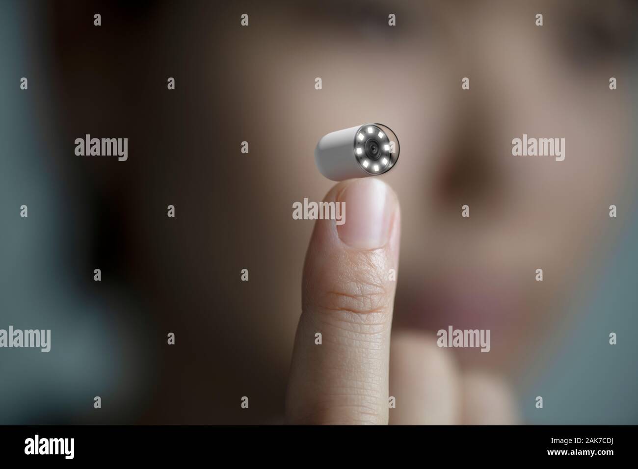 High-tech medical capsule Stock Photo - Alamy